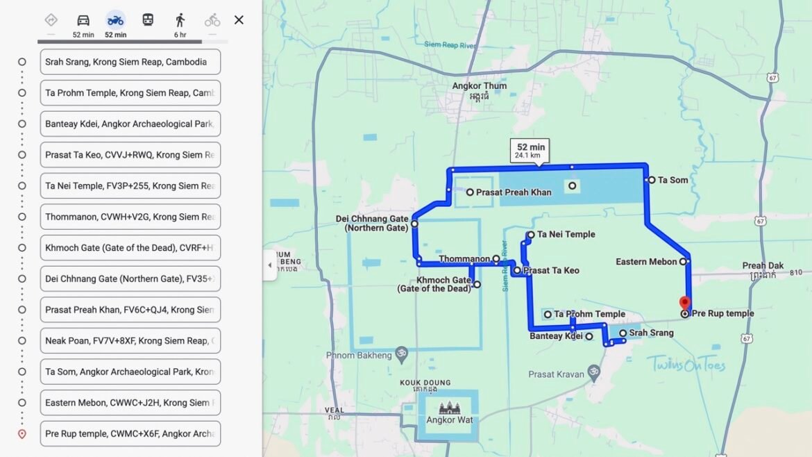 Angkor Wat: A Detailed 1/3 Day(s) Itinerary (With Map)